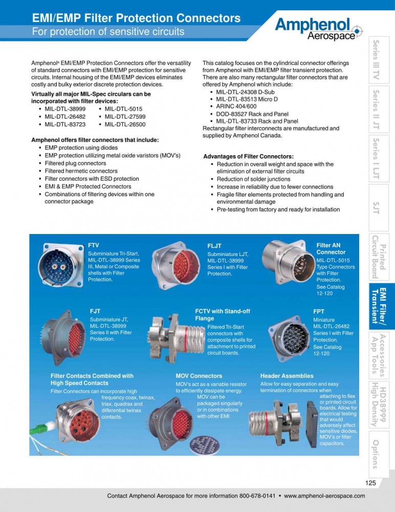Amphenol technical document page 1