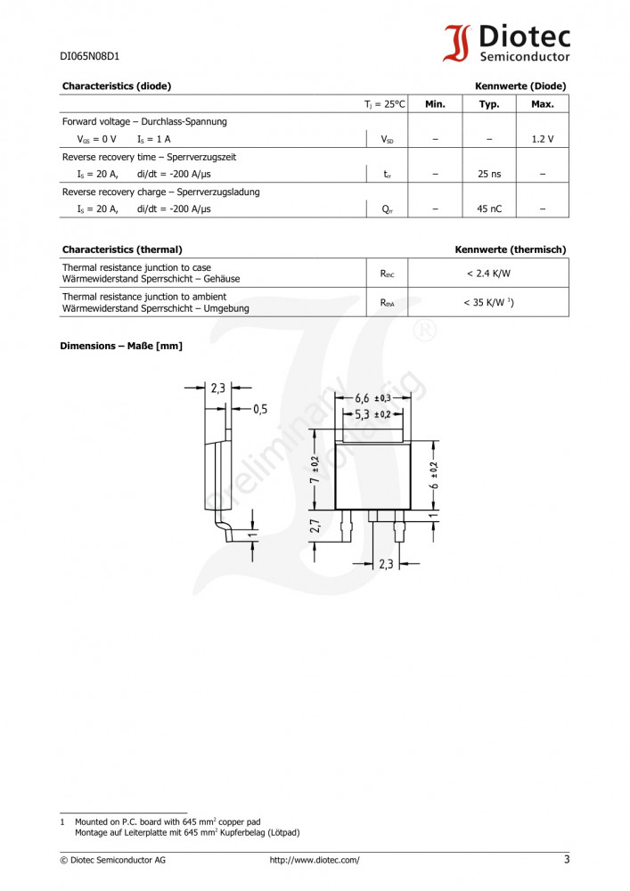 DI065N08D1 datasheet page 3