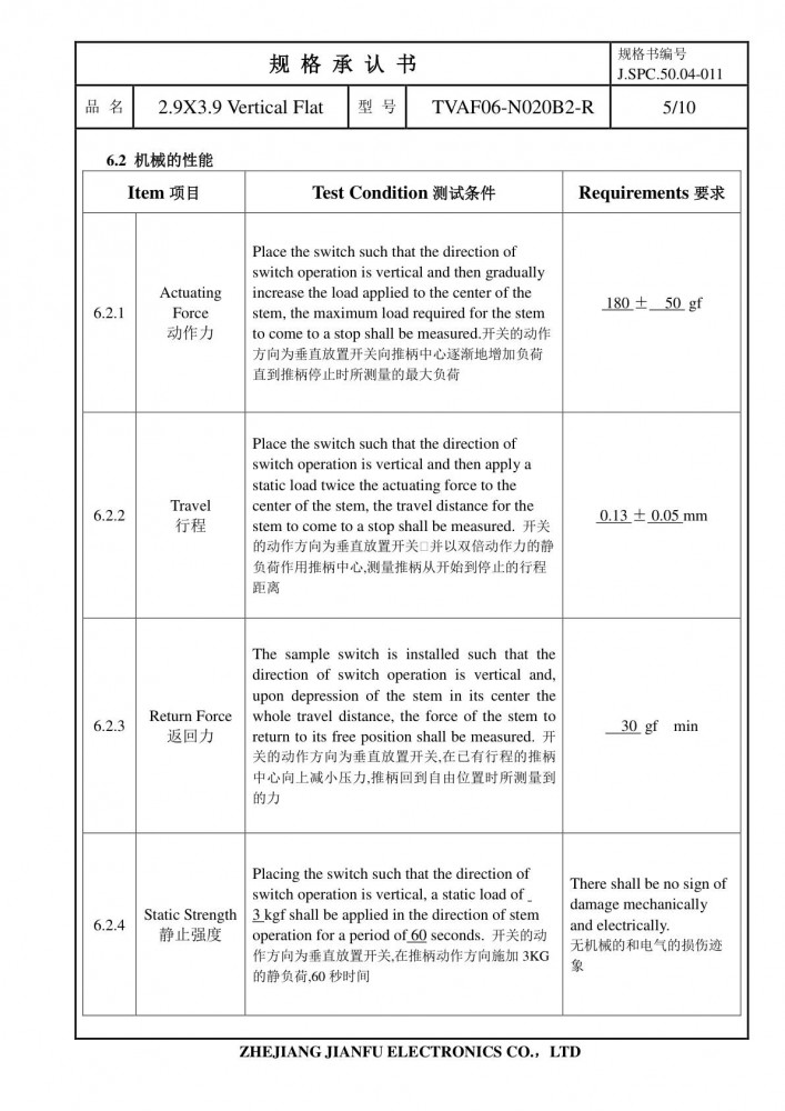 TVAF06-N020B2-R specification page 6