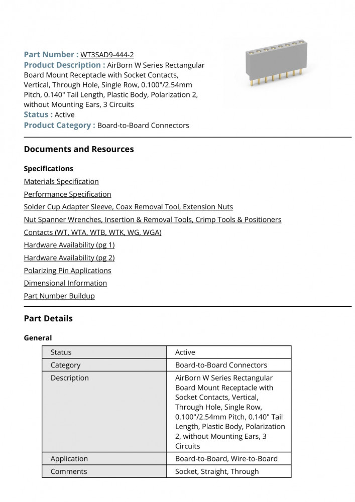 Technical document image 1 for WT3SAD9-444-2