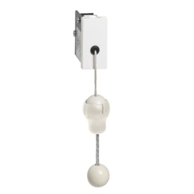 Pull-cord switch Mosaic - with ejectable pull cord - white antimicrobial for sale