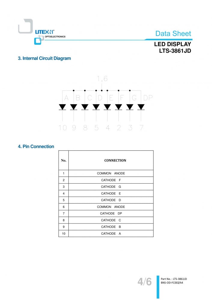 LTS-3861JD datasheet page 5