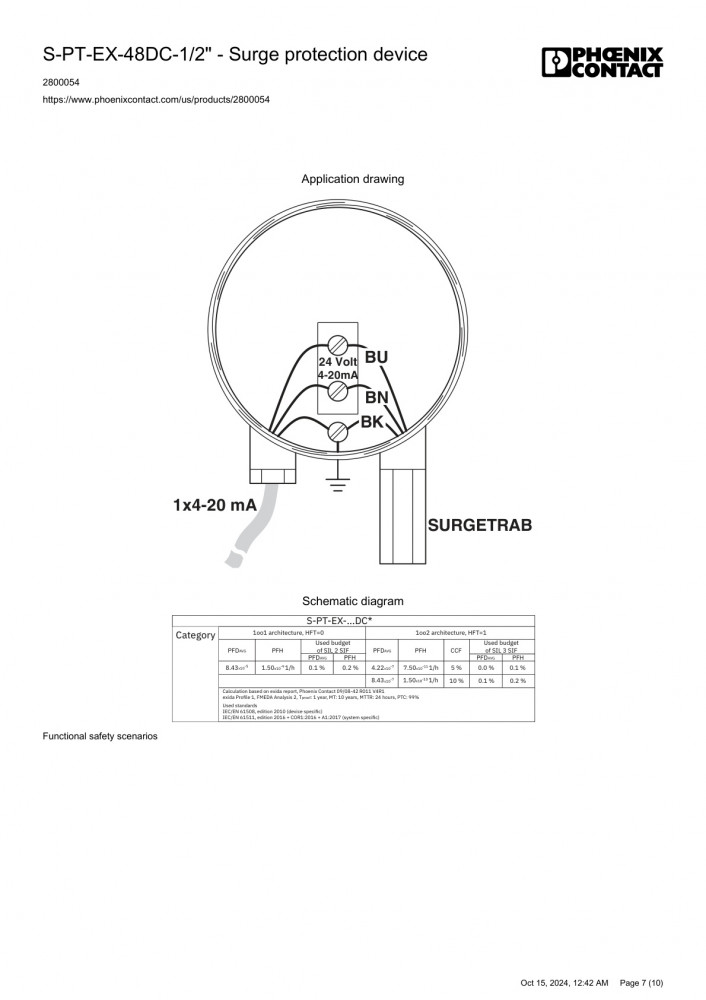 Phoenix Contact 2800054 technical document page 7