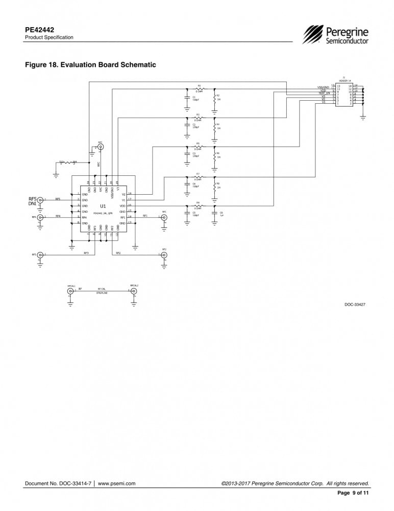 PE42442A-Z datasheet page 9