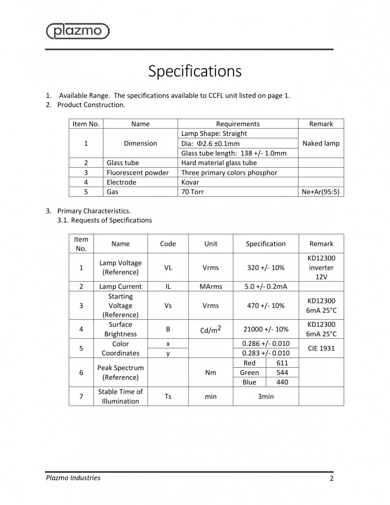 CC26138 technical document page 2