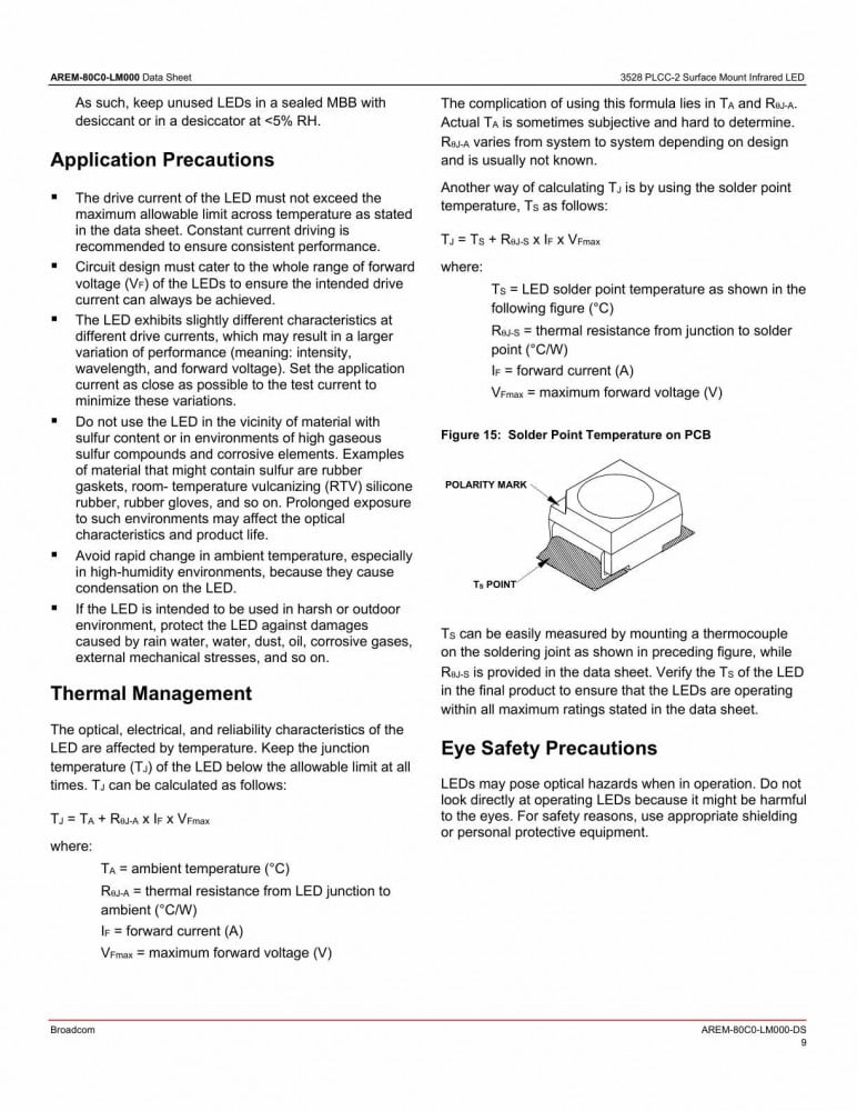 AREM-80C0-LM000 datasheet page 9