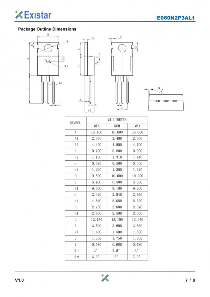 E060N2P3AL1 datasheet page 7