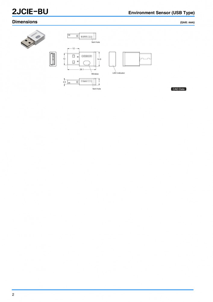 2JCIE-BU01 technical document page 2