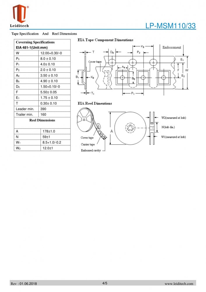 LP-MSM110/33 datasheet page 4