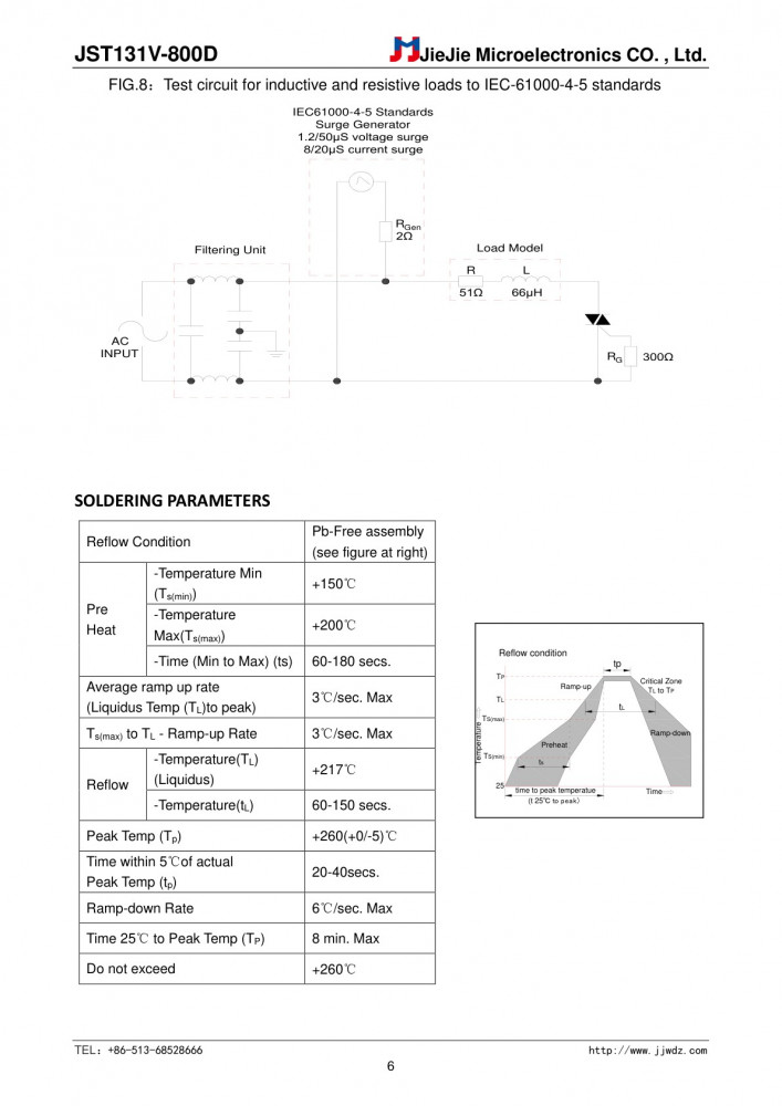JST131V-800D datasheet page 6