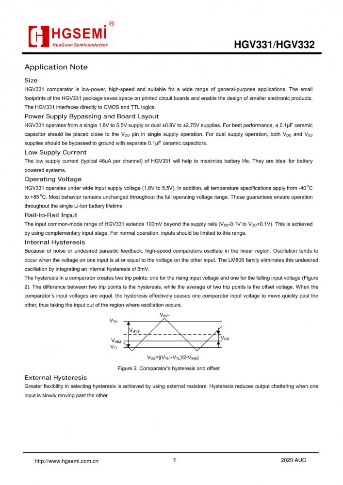 HGV331M5/TR datasheet page 5