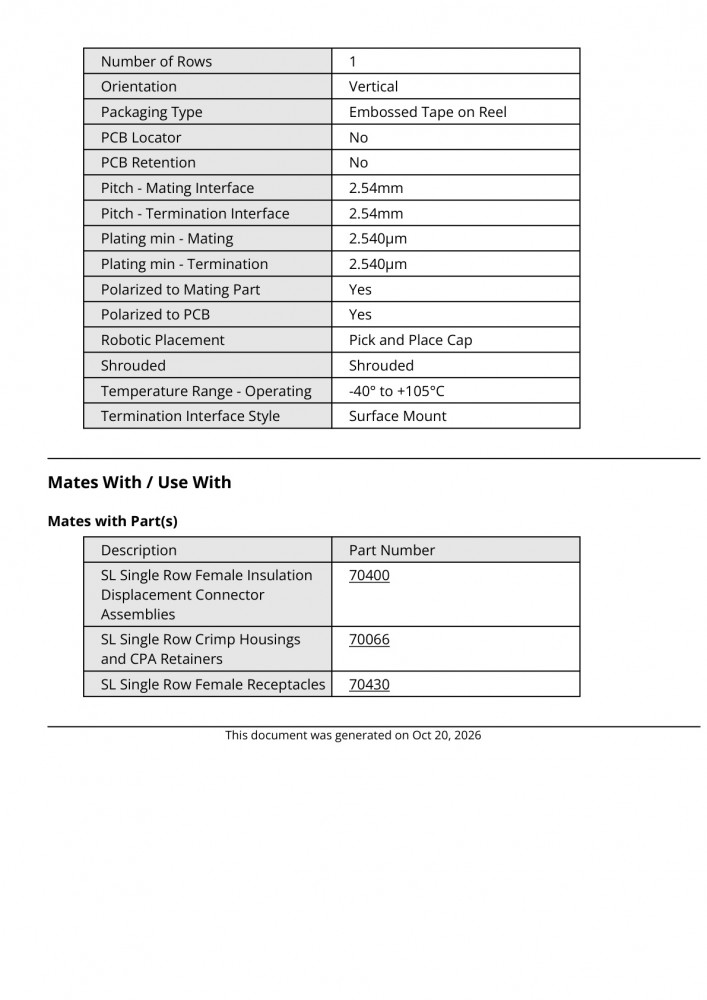 MOLEX 1719730605 technical document image 3