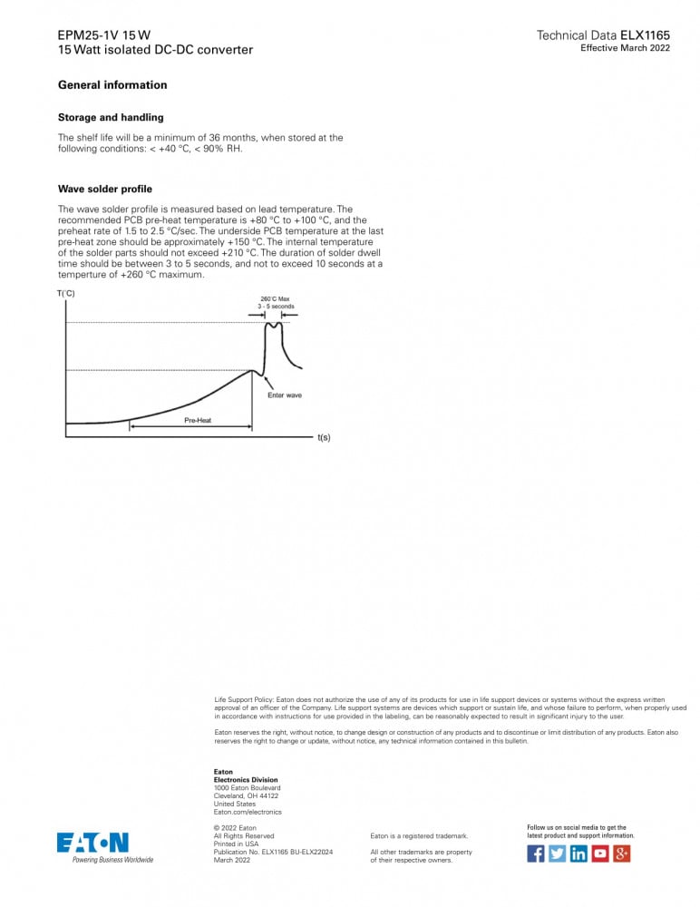 EATON EPM25-1V datasheet page 9