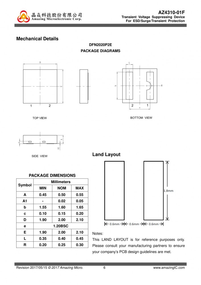 AZ4310-01F datasheet page 6