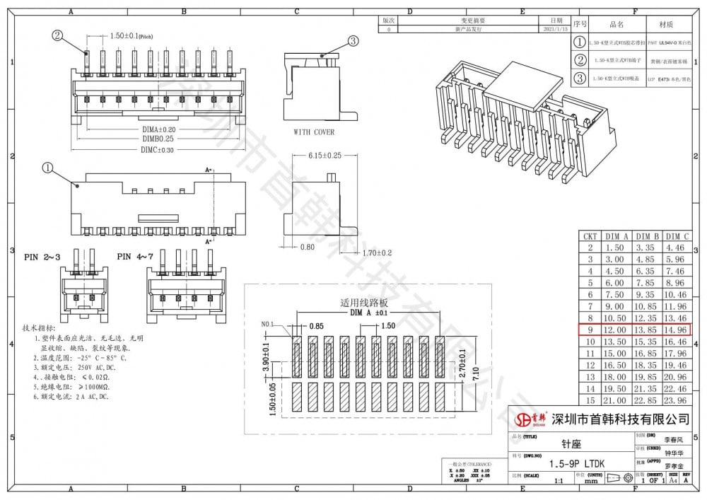 1.5-9P LTDK specification page 1
