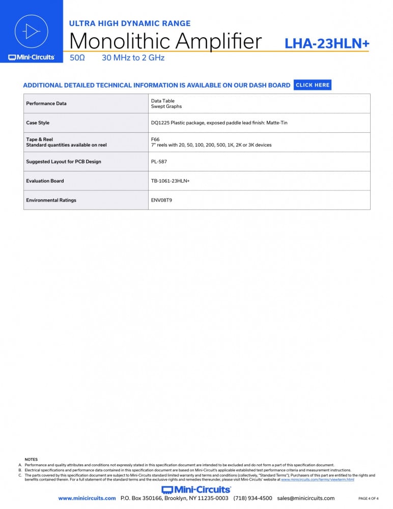 LHA-23HLN+ datasheet page 4