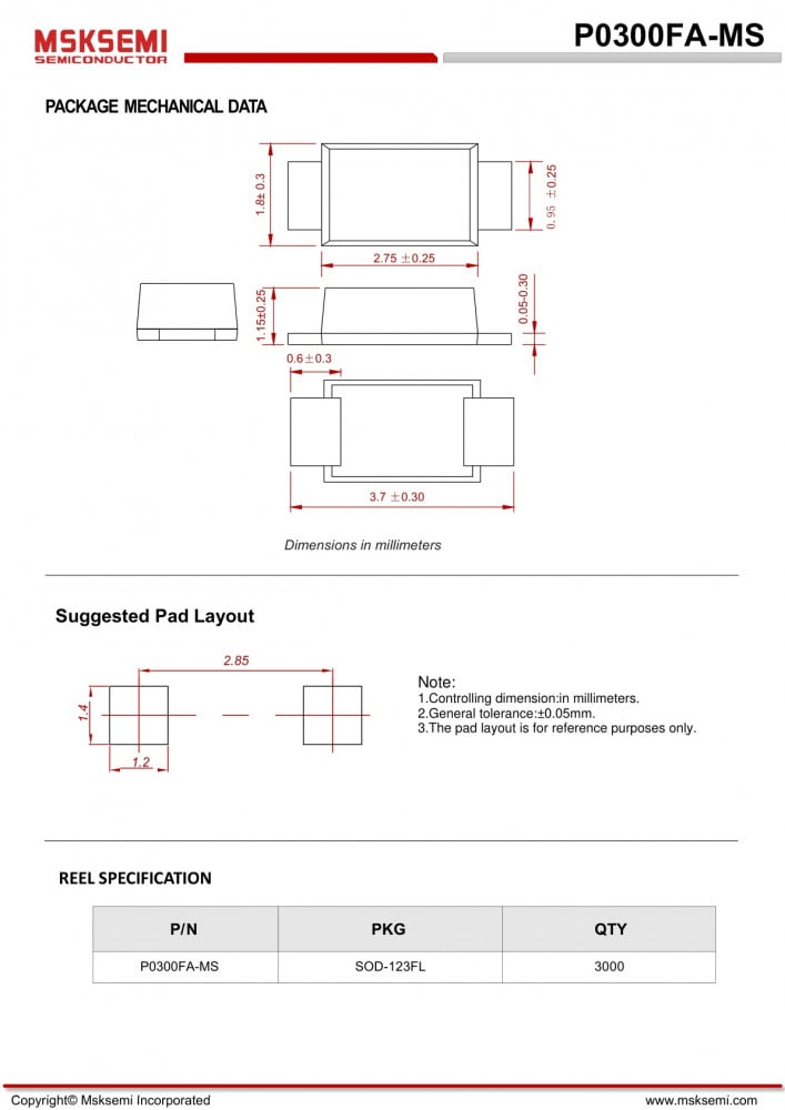 P0300FA-MS datasheet page 4