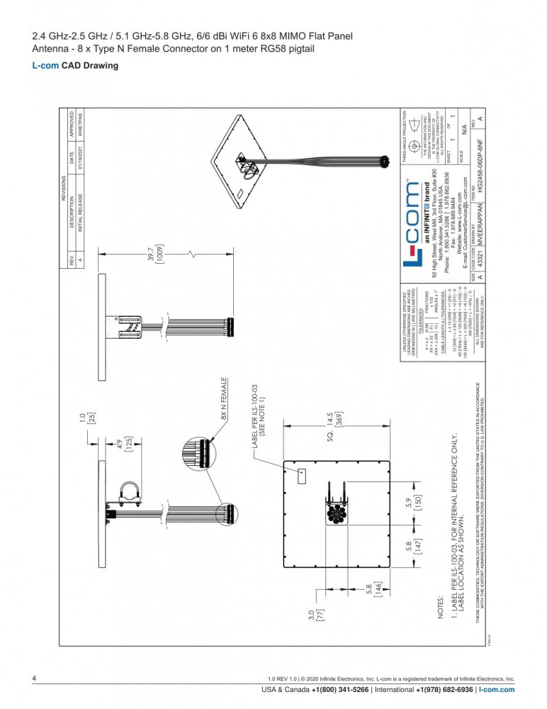 HG2458-06DP-8NF technical document page 4