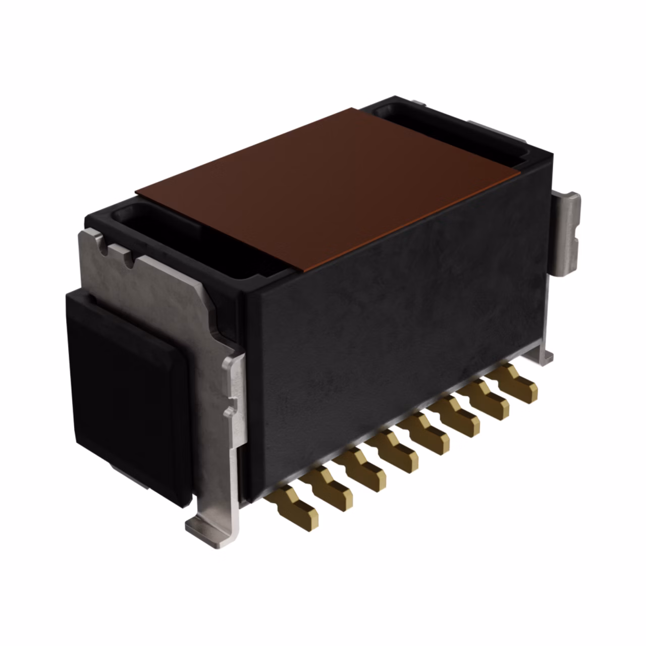 1.00mm Pitch, Rely-On PCB Header, Single Row, Vertical, Surface Mount, 0.38µm Gold (Au) Plating, Inner Positive Lock, 8 Circuits, Black for sale