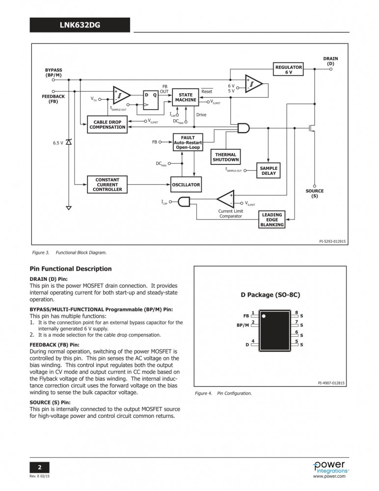 LNK632DG-TL datasheet page 2