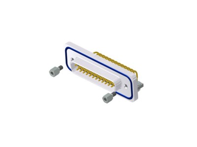 IP67 D-SUB Solid Body • 25-pos. • Plug • Solder pin angled .590