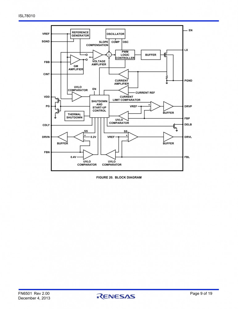 ISL78010ANZ datasheet page 9