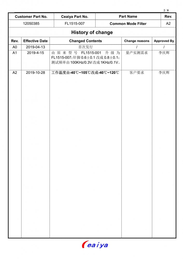 FL1515-007 specification page 2