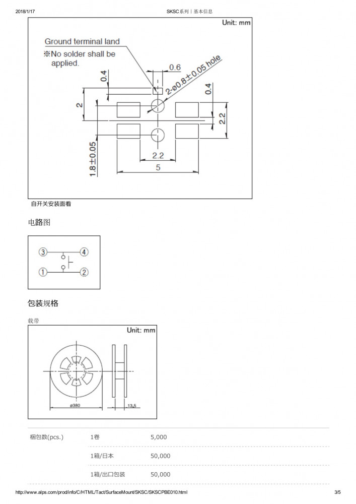SKSCPBE010 technical document page 3
