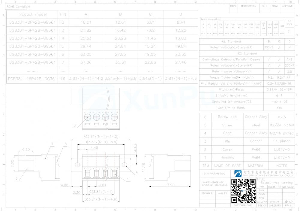 DGB381-9P42B-GG361 technical document preview