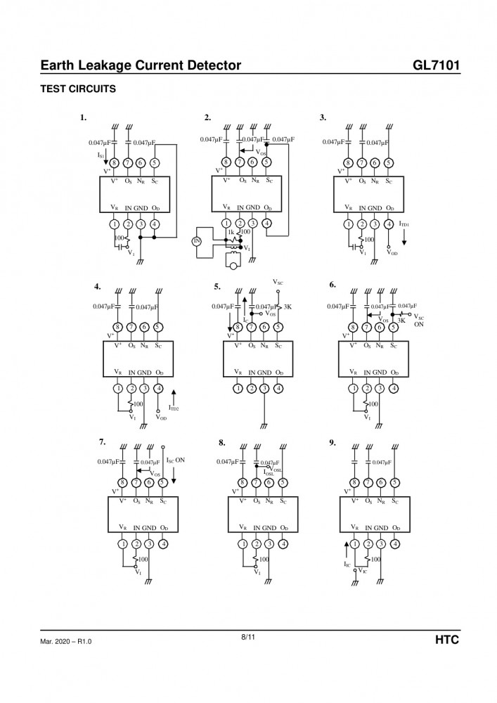 GL7101SD datasheet page 8