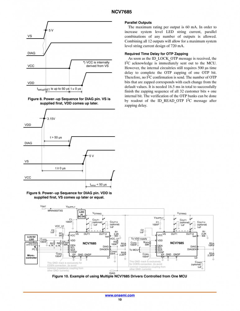 NCV7685 document page 10