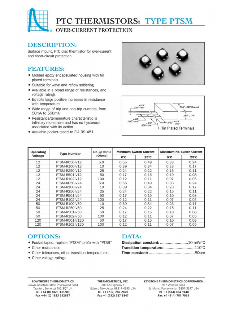 PTSB-R100-V12 technical document page