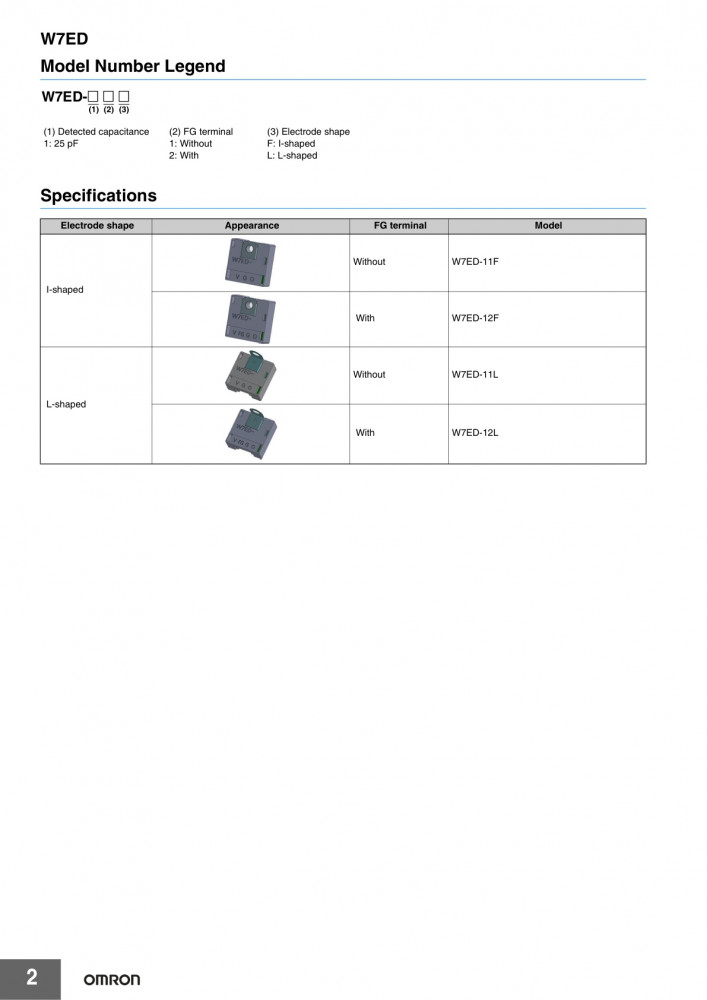 W7ED technical document page 2