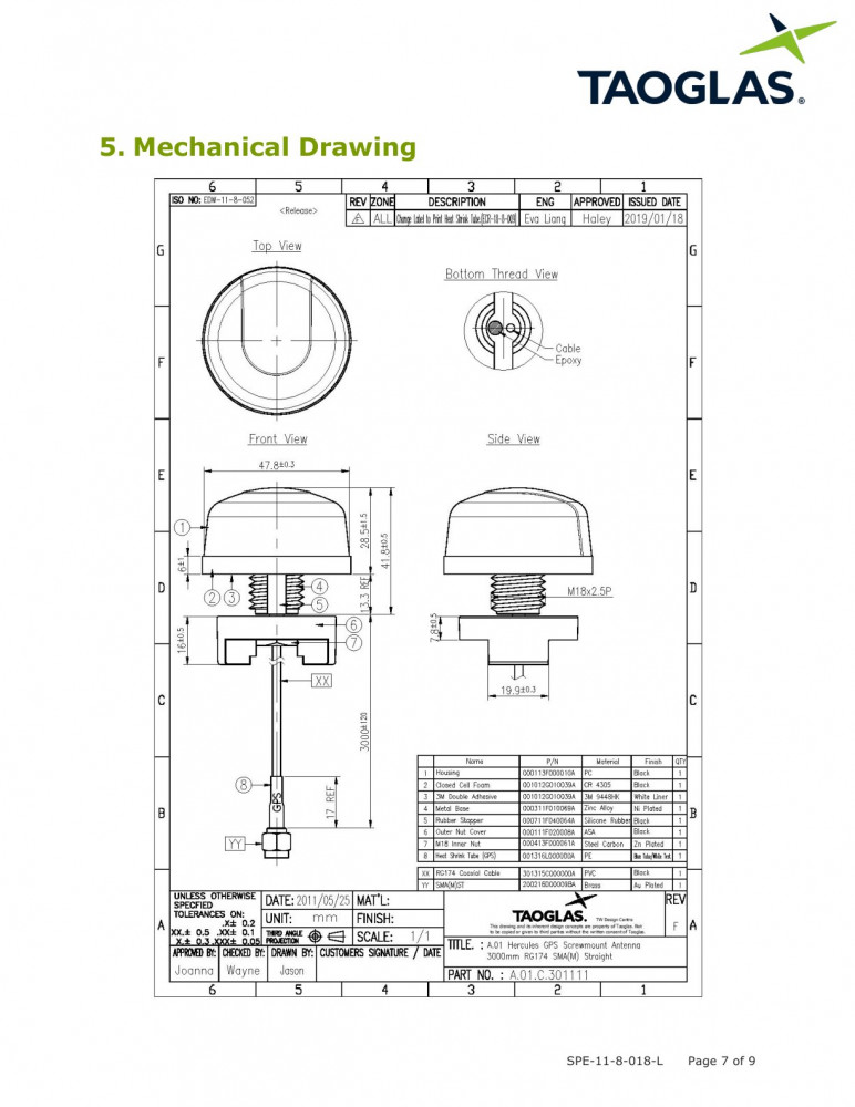 A.01.C.301111 datasheet page 7