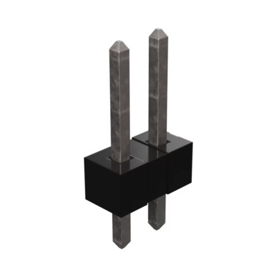 C-Grid Header, 2.54mm Pitch, Through Hole, Dual Row, Vertical, 2 Circuits, 2.54µm Tin (Sn) Plating, Tray Packaging, Lead-Free for sale