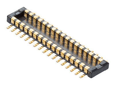 SlimStack Board-to-Board Receptacle, 0.35mm Pitch, SSB6 Standard Series,  0.60mm Mated Height, 2.00mm Mated Width, 20 Circuits
