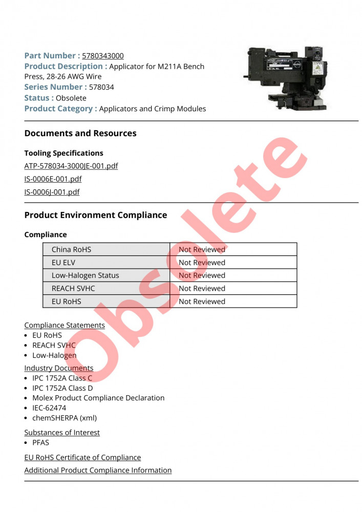 5780343000 technical document image, page 1