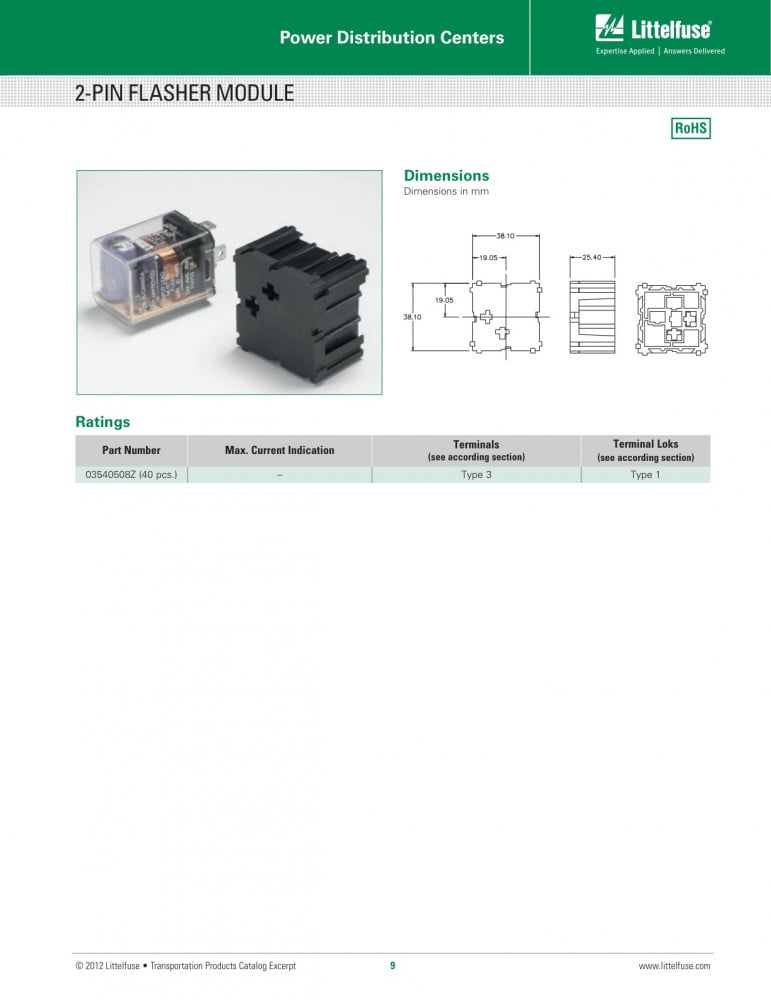 Littelfuse POWR-BLOK technical document page 10