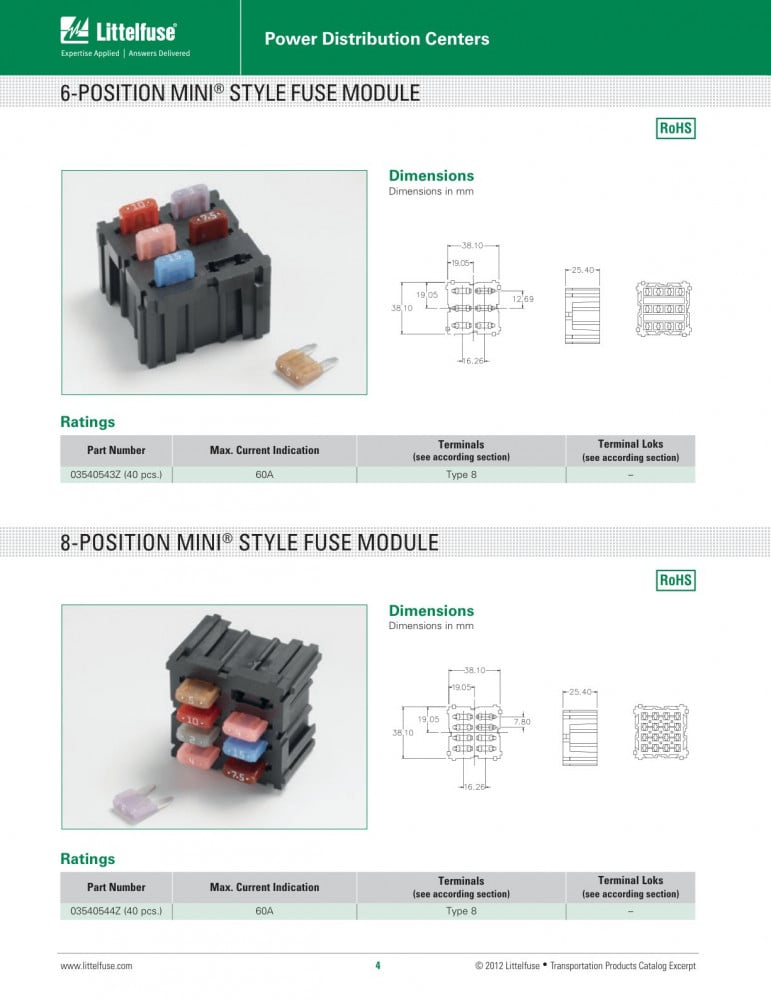 Littelfuse POWR-BLOK technical document page 5