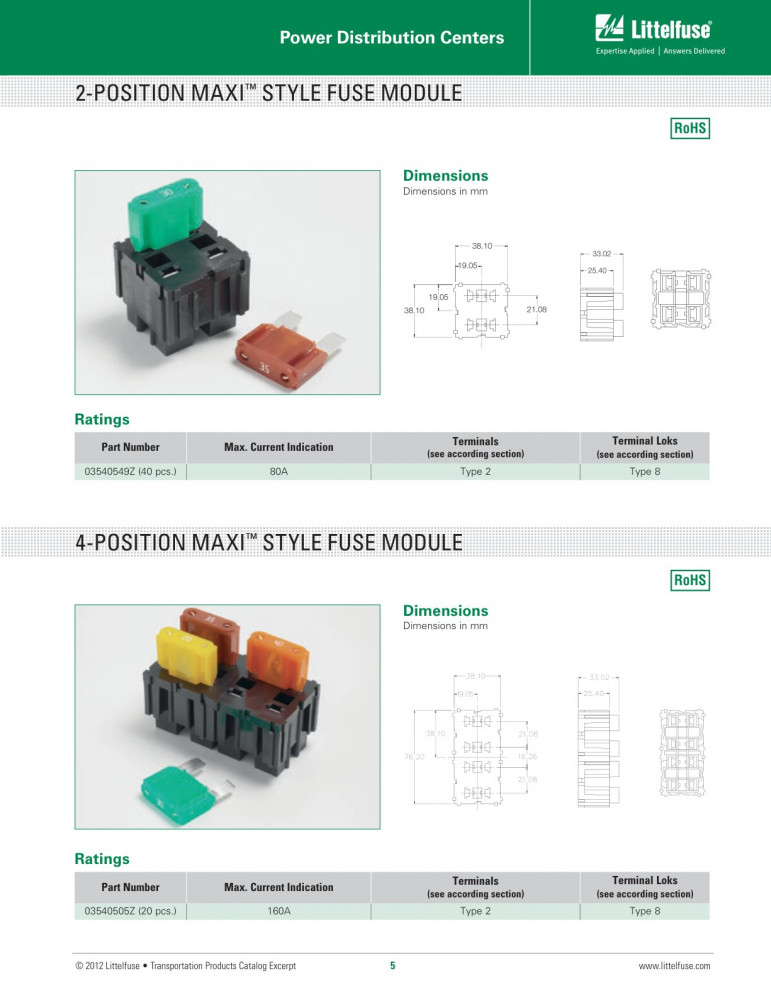 Littelfuse POWR-BLOK technical document page 6