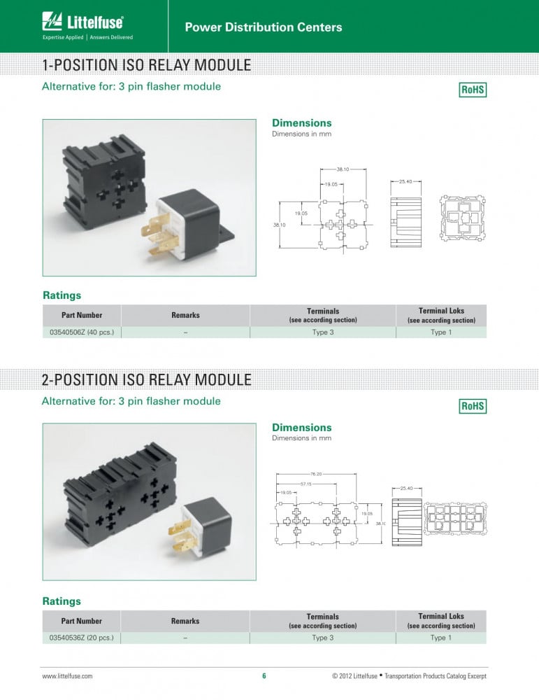 Littelfuse POWR-BLOK technical document page 7