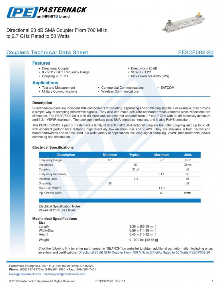 PE2CP002-20 technical document page 1