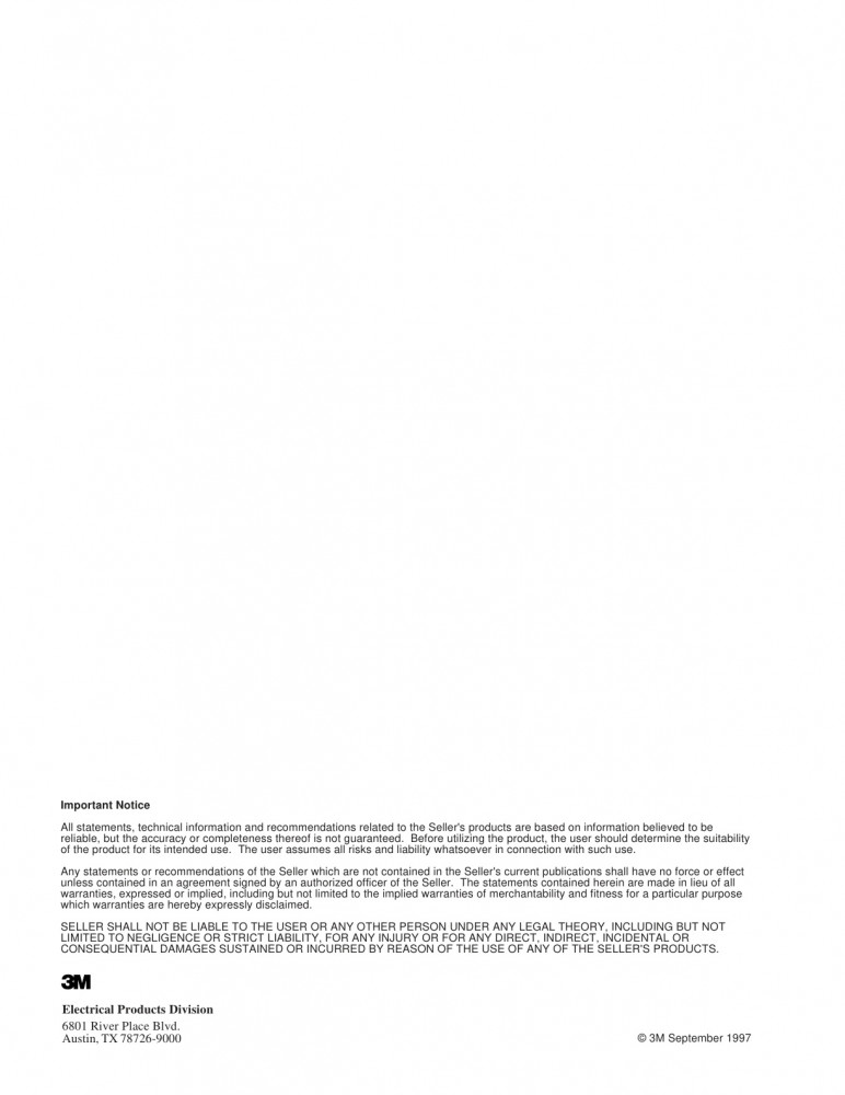 3M HDBB-420-1-250 technical drawing page 2