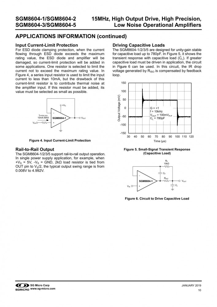 SGM8604 datasheet page 10