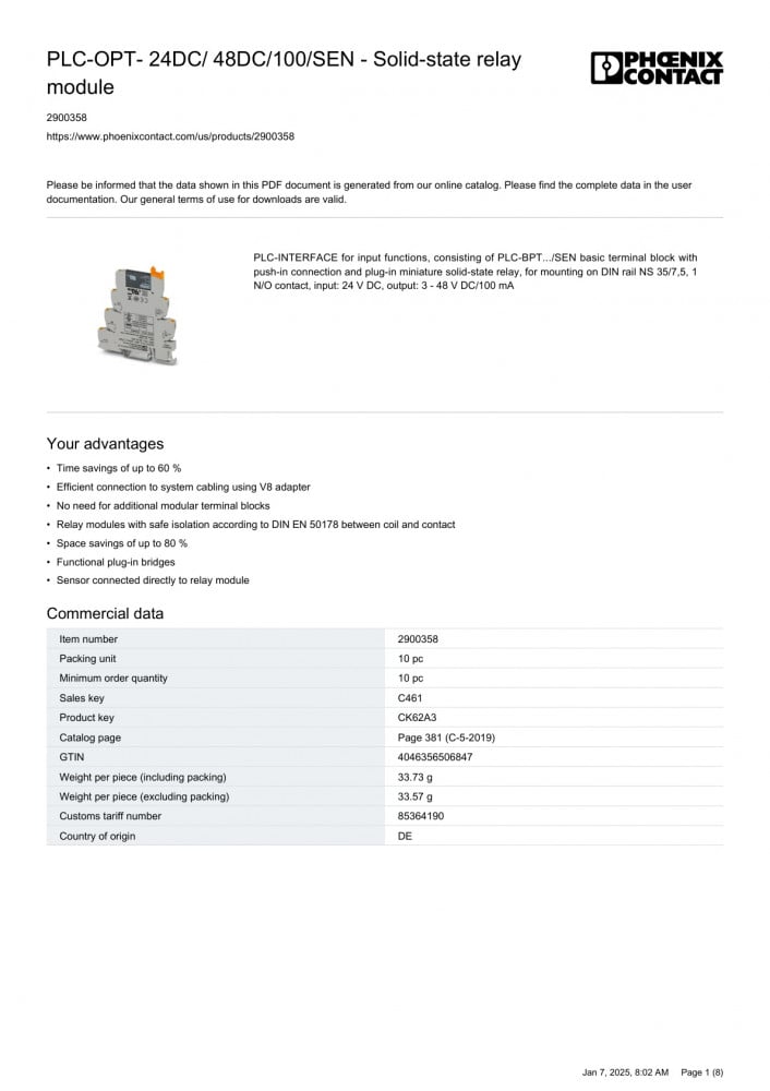 2900358 technical document page 1