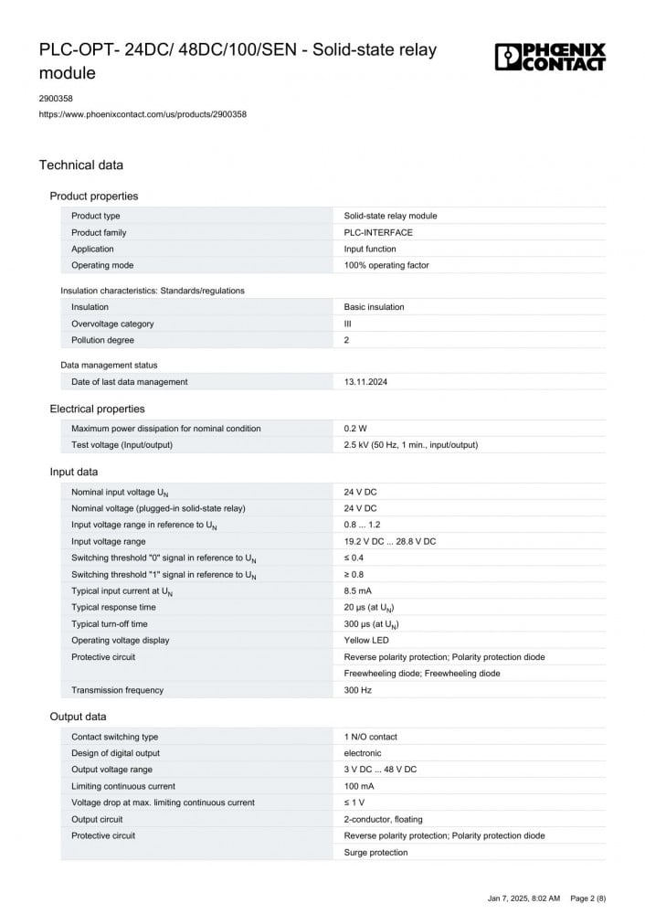 2900358 technical document page 2
