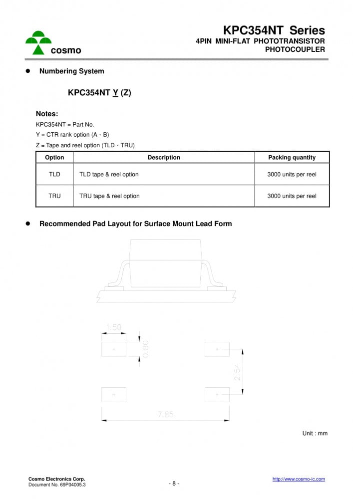 KPC354NT0B datasheet page 8