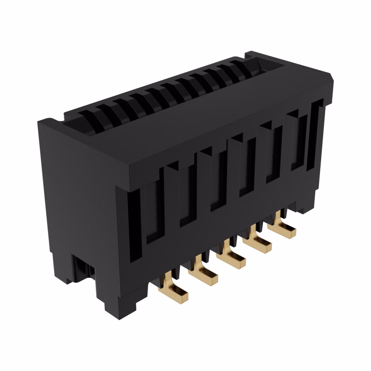 Easy-On FFC/FPC Connector, 0.50mm Pitch, Surface Mount, Vertical, Non-ZIF, Standard Footprint, Gold Plating, Black, 11 Circuits for sale