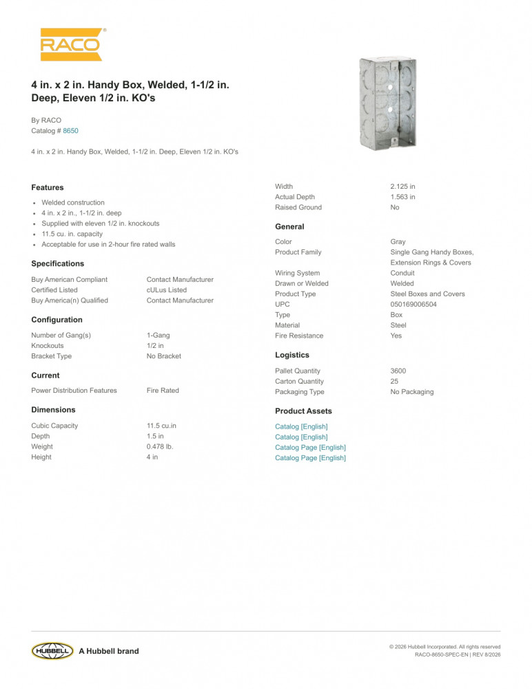 8650 product documentation preview
