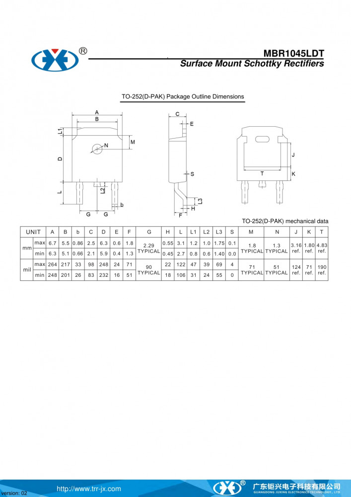 MBR1045LDT datasheet page 3
